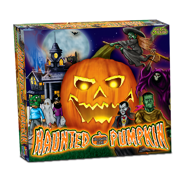 Haunted Pumpkin Board Game, Halloween Game, Holiday, Helloween